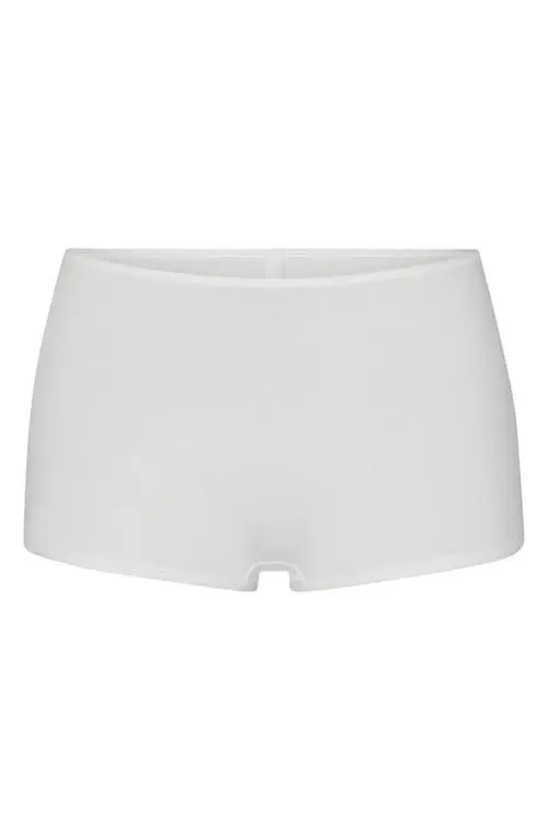 SKIMS Everyday Cotton Boyshorts - Snow