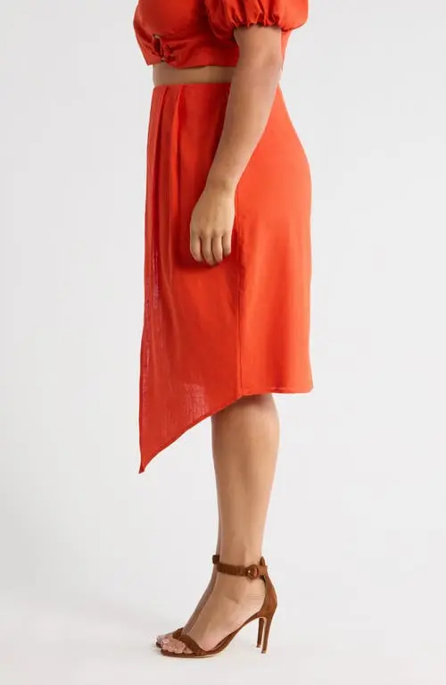 SUGARLIPS Faux Wrap Skirt