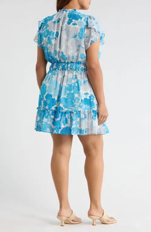 SUGARLIPS Floral Ruffle Tiered Dress