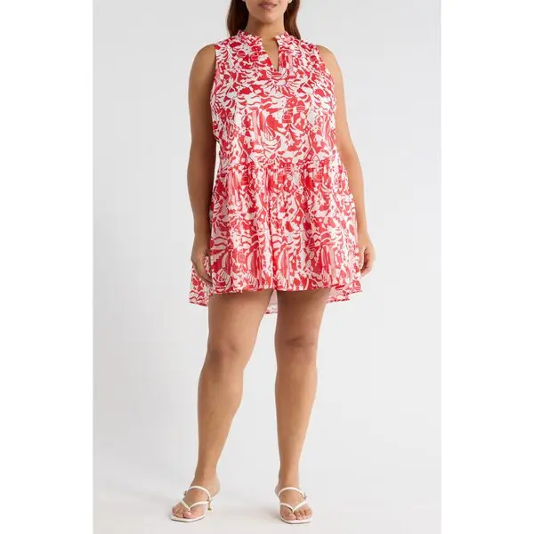 SUGARLIPS Aster Loly Cotton Trapeze Dress