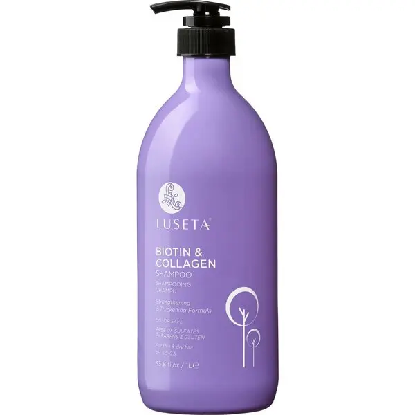 LUSETA BEAUTY Biotin & Collagen Shampoo - Purple