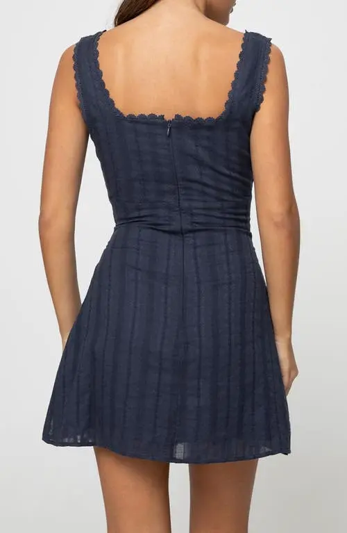 Princess Polly Dasha Cotton Fit & Flare Mini Dress
