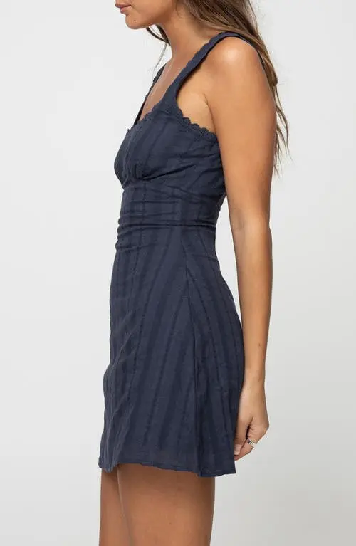 Princess Polly Dasha Cotton Fit & Flare Mini Dress