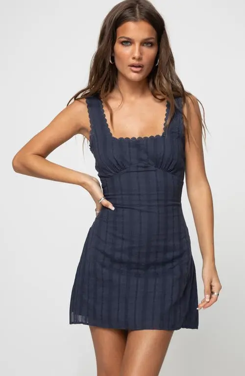 Princess Polly Dasha Cotton Fit & Flare Mini Dress