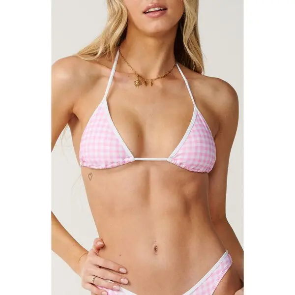 Rip Curl Classic Surf Triangle Bikini Top - Light Pink