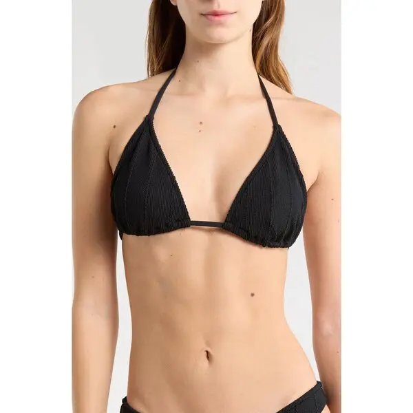Rip Curl Vibe Surf Triangle Bikini Top - Black