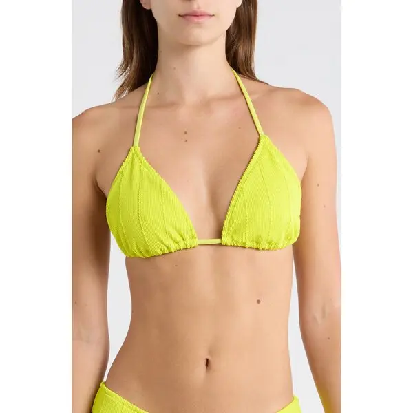 Rip Curl Vibe Surf Triangle Bikini Top - Lime