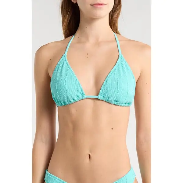 Rip Curl Vibe Surf Triangle Bikini Top - Sea Blue