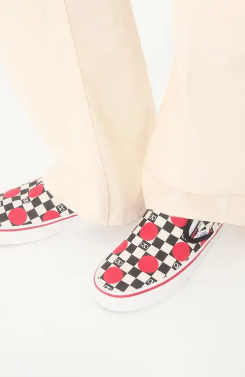 Valentino Garavani X Vans Cherry Slip-on Sneakers