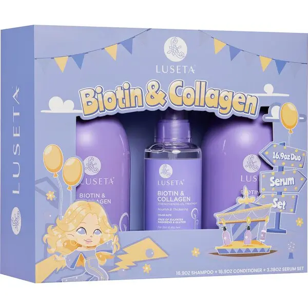 LUSETA BEAUTY Biotin & Collagen Trio Set
