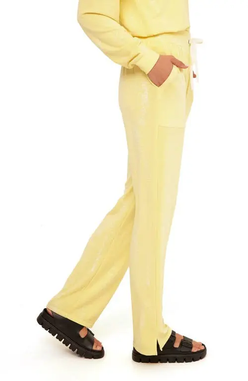 THREADS 4 THOUGHT Theresa Spray Wash Modal Blend Sweatpants - Lemonade