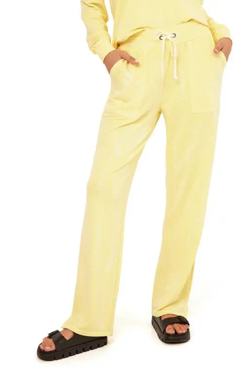 THREADS 4 THOUGHT Theresa Spray Wash Modal Blend Sweatpants - Lemonade