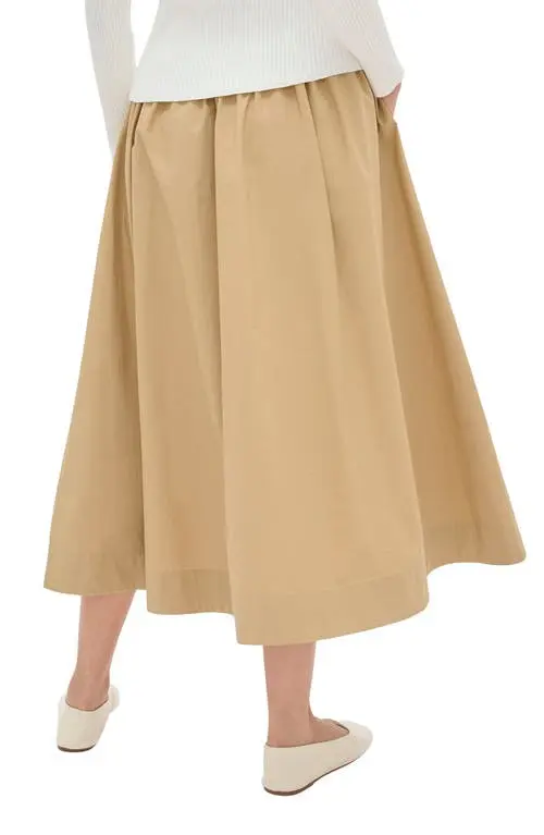 ALIGNE Natalie Organic Cotton Skirt - Camel