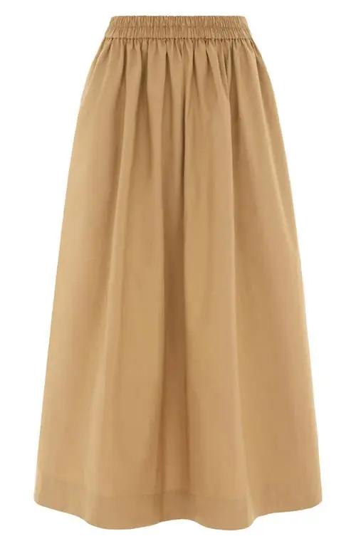 ALIGNE Natalie Organic Cotton Skirt - Camel