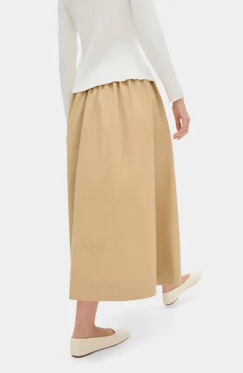 ALIGNE Natalie Organic Cotton Skirt - Camel