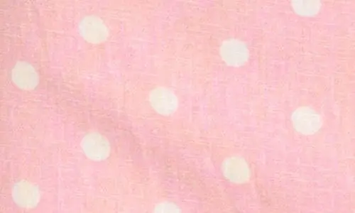 WAYF Blair Polka Dot Button-up Top - Pink Polka Dot
