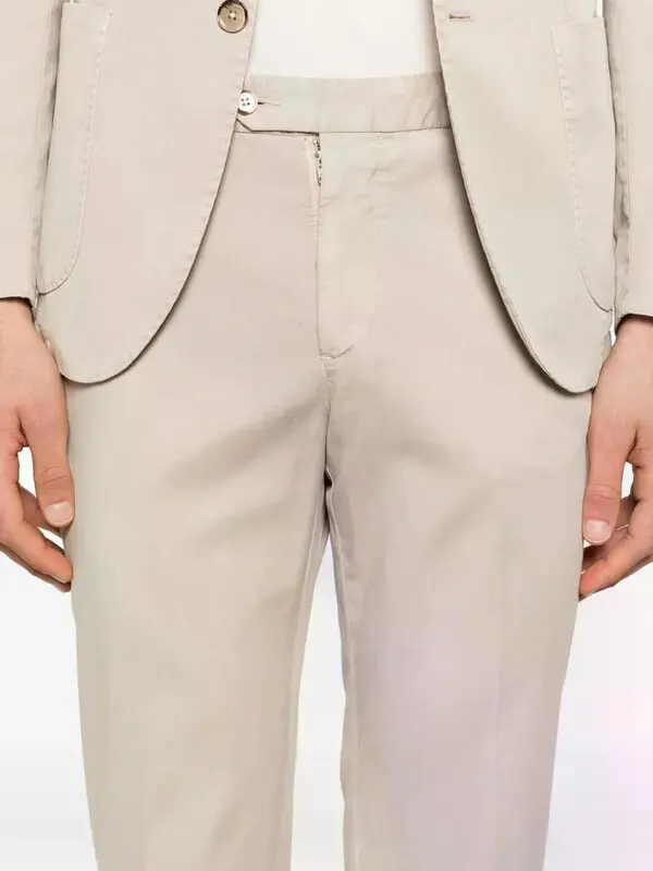 LUIGI BIANCHI Patch Pocket Blazer - Neutrals