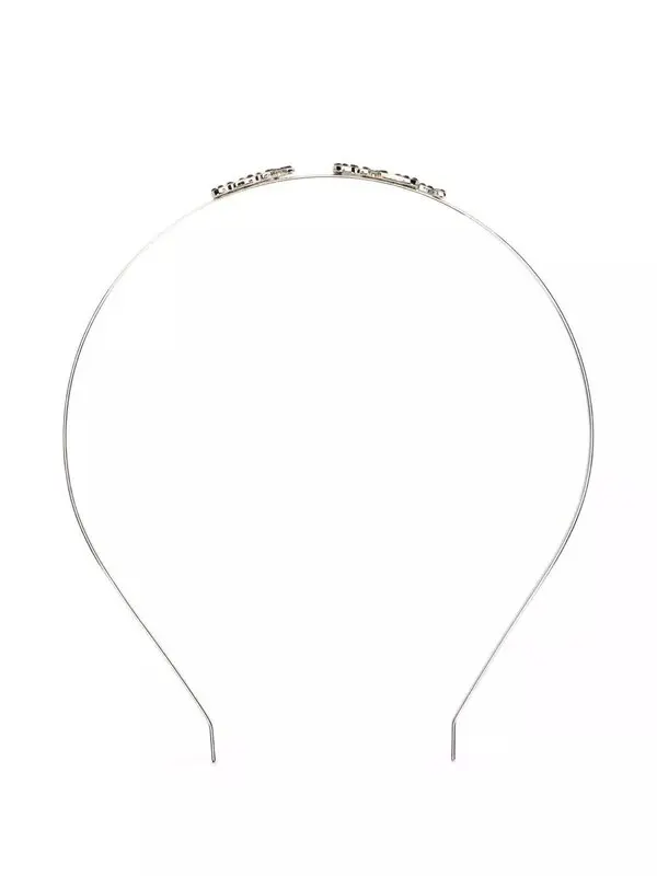 Red Valentino Embellished Headband - Silver