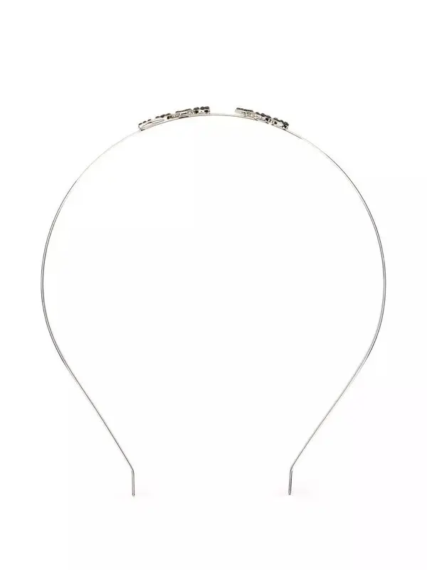 Red Valentino Embellished Headband - Silver