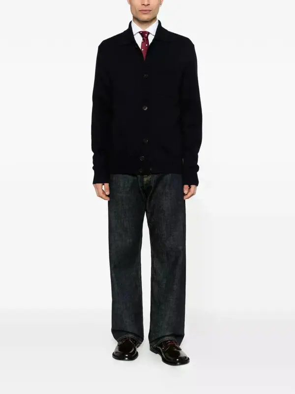 Eric Bompard Chest-pocket Cardigan - Blue