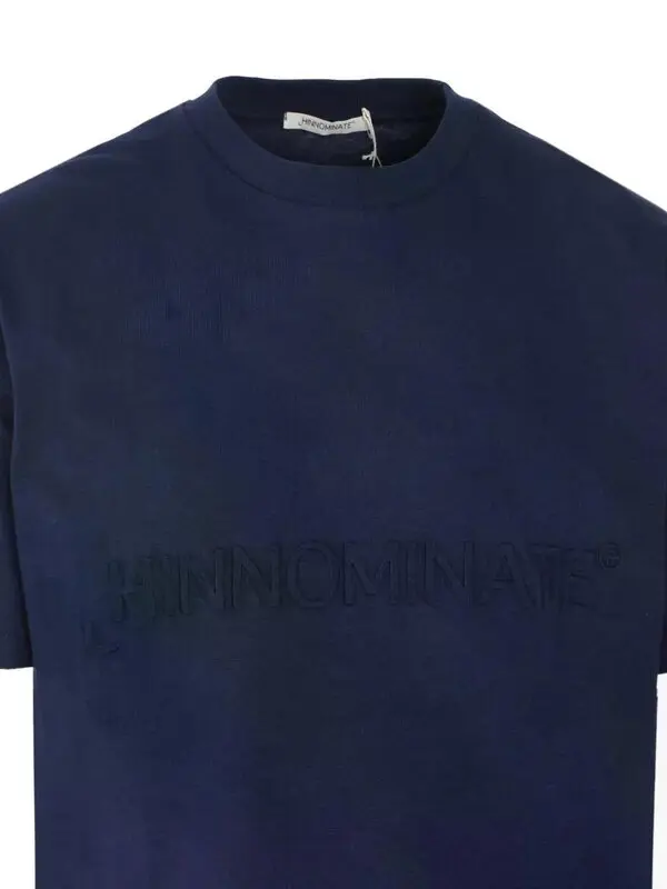 HINNOMINATE Embossed-logo T-shirt - Blue