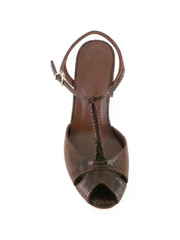 SERGIO LEVANTESI Giselle 6 Reptile-effect Sandals