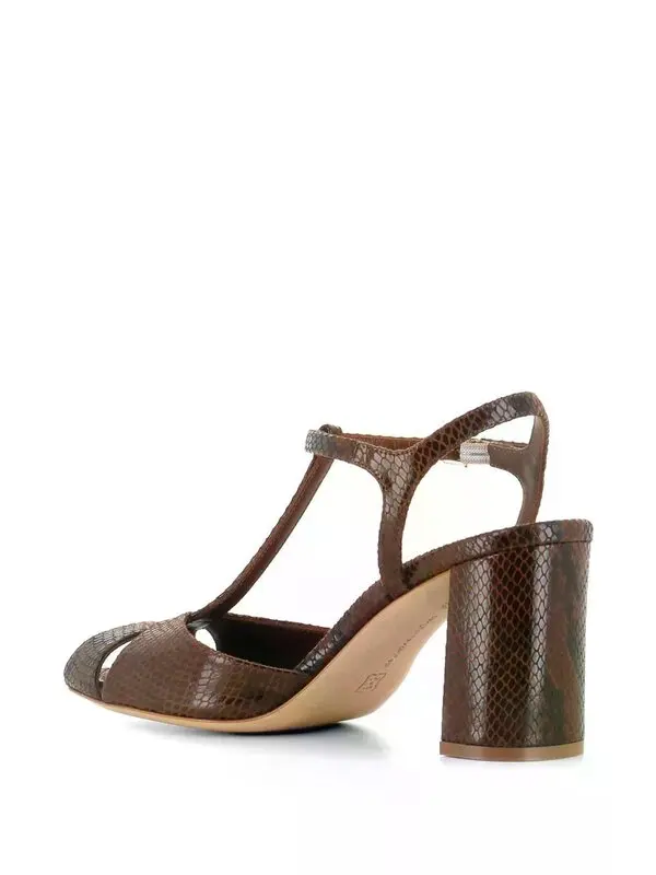 SERGIO LEVANTESI Giselle 6 Reptile-effect Sandals