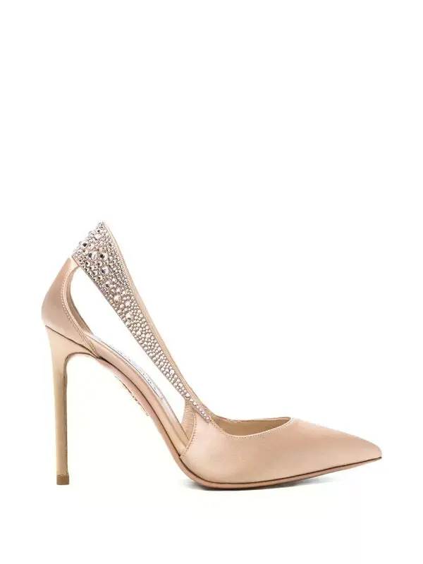 AQUAZZURA Embellished Pumps - Neutrals