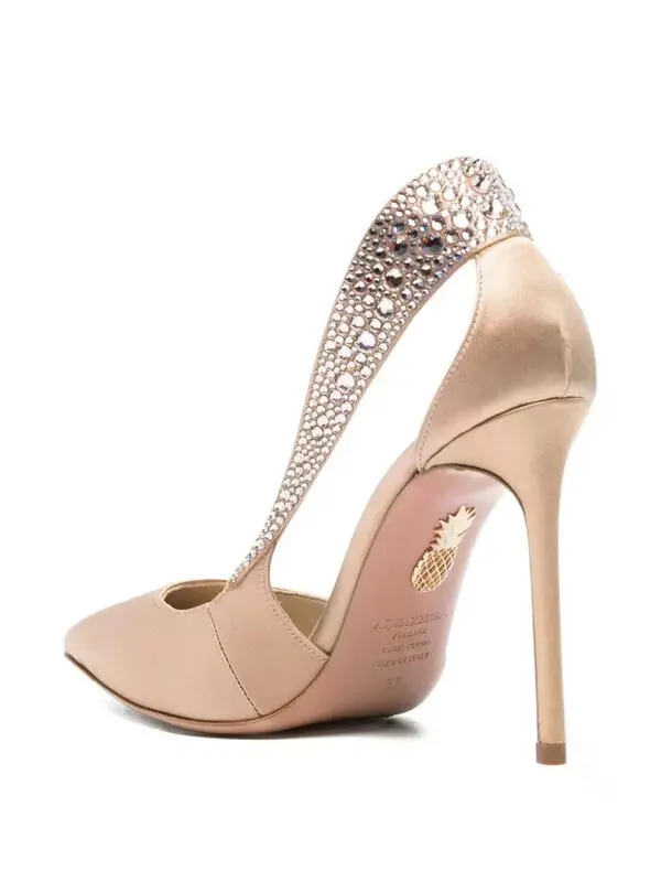AQUAZZURA Embellished Pumps - Neutrals
