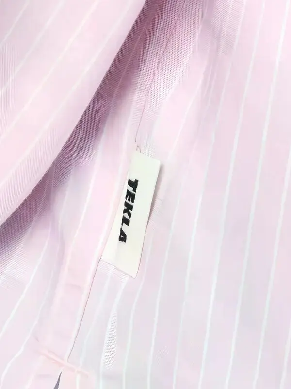 TEKLA Pinstripe Long-sleeve Shirt