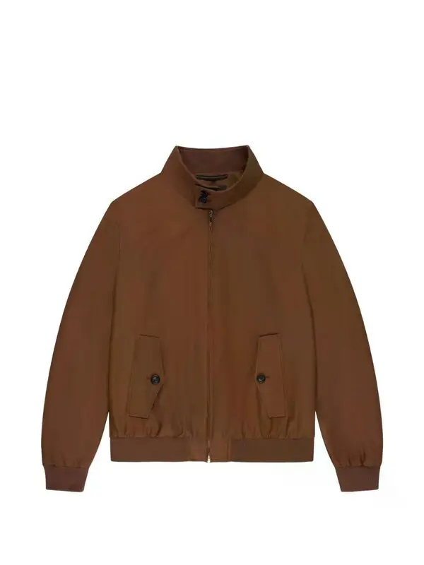 Montedoro Zip-fastening Jacket With Band Collar And Ribbed Trims