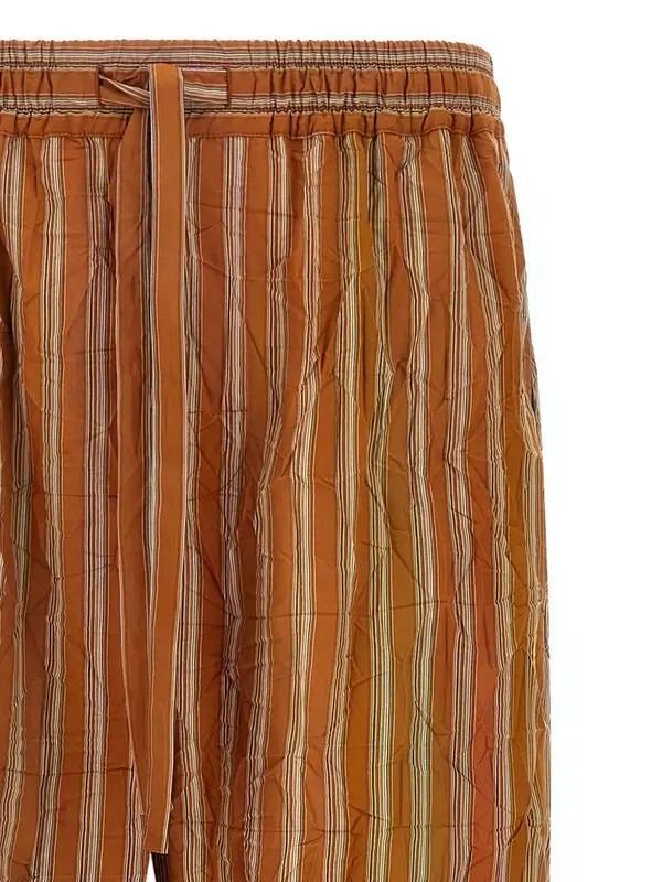 Dolce & Gabbana Striped Drawstring Trousers