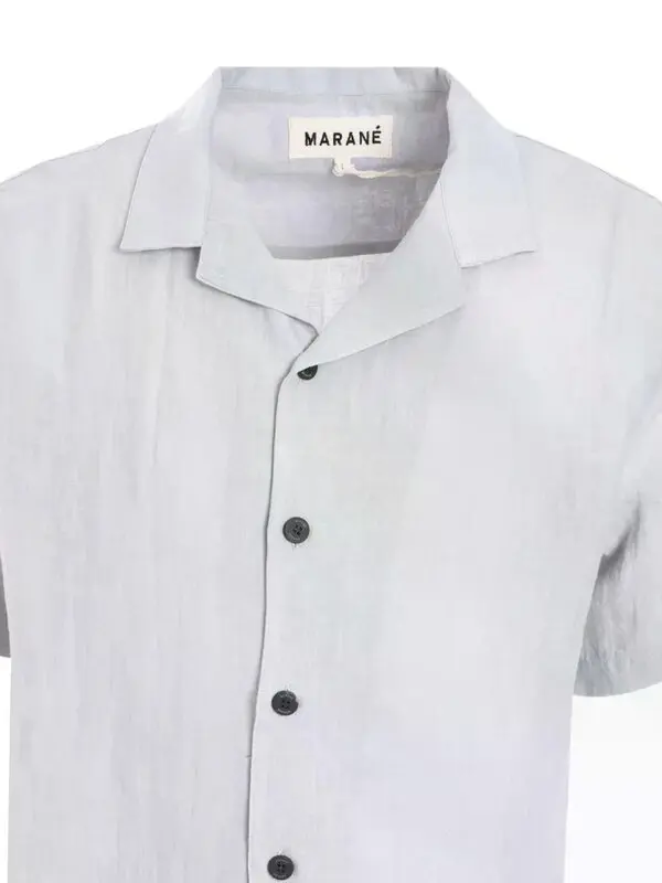 Marané Camp-collar Short-sleeve Shirt - Grey