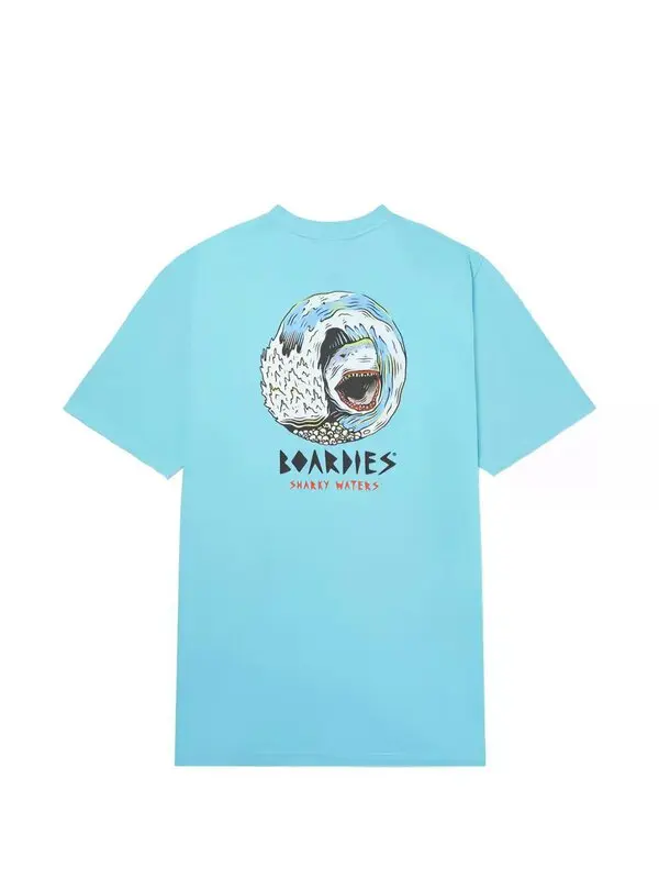BOARDIES Sharky Waters Crew-neck Printed T-shirt