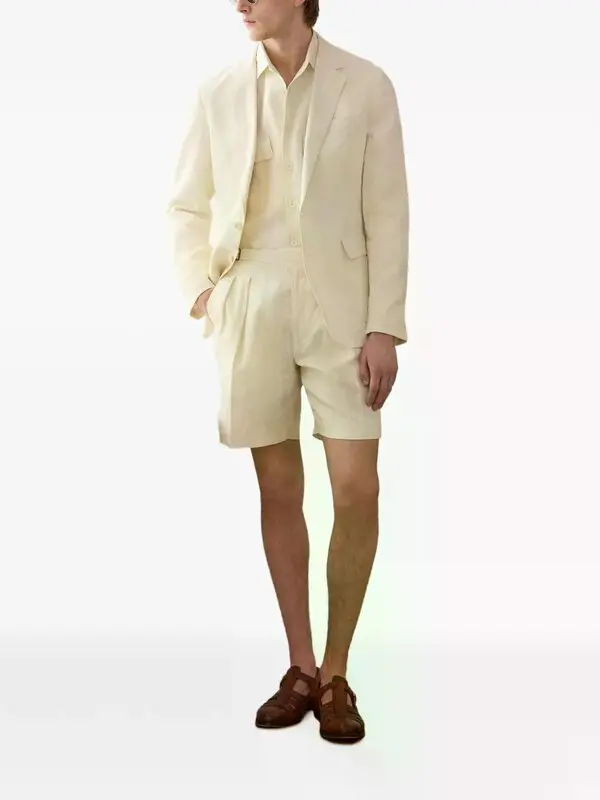Ralph Lauren Purple Label Byron Pleated Shorts