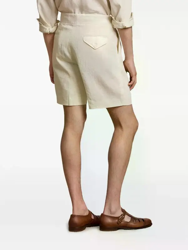 Ralph Lauren Purple Label Byron Pleated Shorts