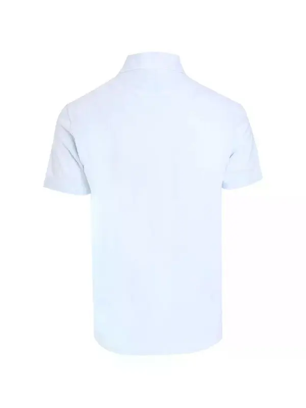 LUIGI BORRELLI Short-sleeve Polo Shirt - Blue