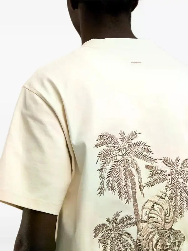 ONLY THE BLIND Sandstorm Tiger T-shirt - Neutrals