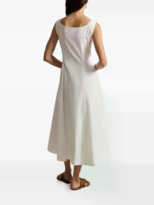 Polo Ralph Lauren Button-up Midi Dress - White