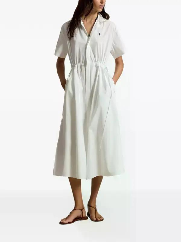 Polo Ralph Lauren Drawstring Midi Dress
