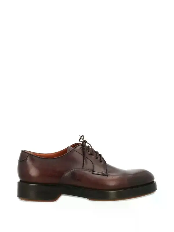 Zegna Leather Derby Shoes