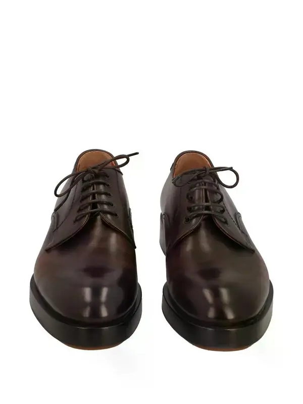 Zegna Leather Derby Shoes