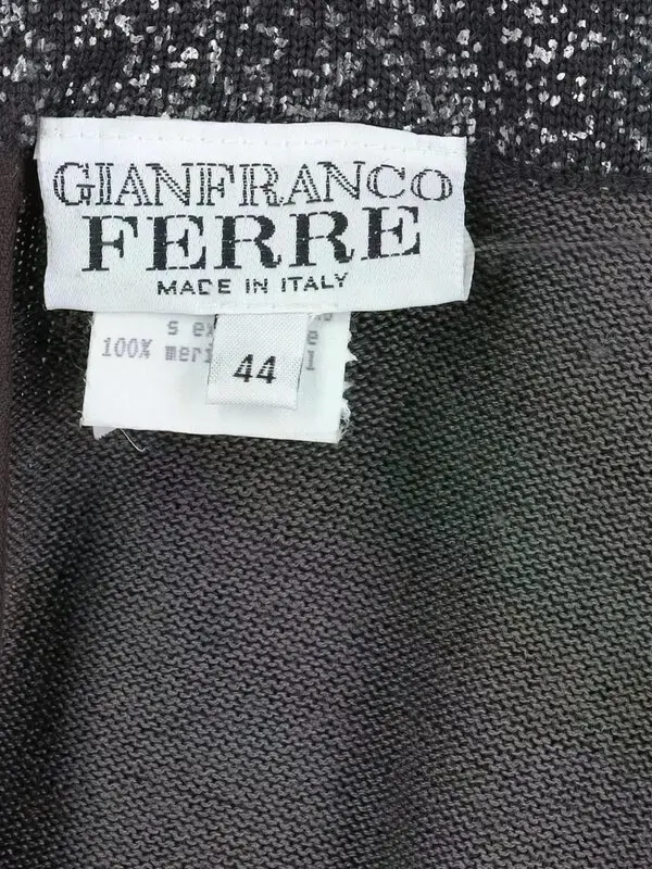 Gianfranco Ferre Metallic High Neck Top