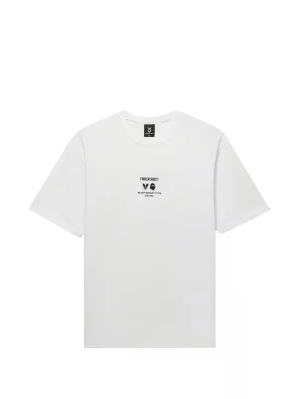 FINGERCROXX Short Sleeve Graphic T-shirt - White