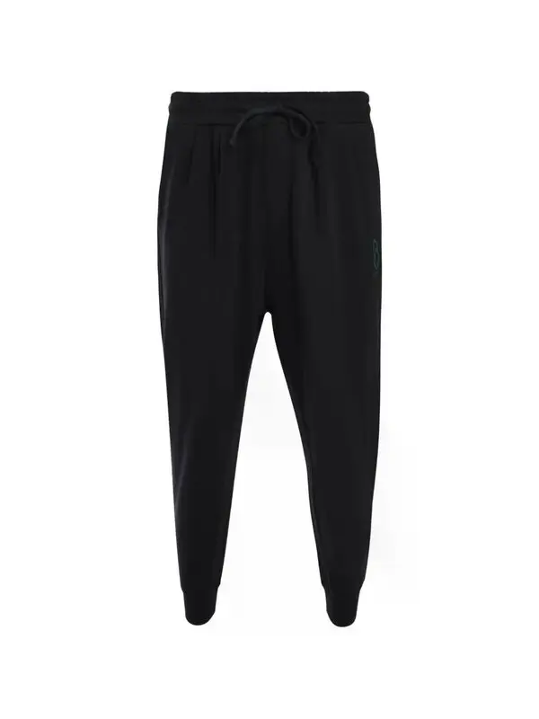 FINGERCROXX Drawstring Logo Track Pants - Black
