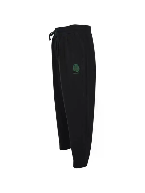 FINGERCROXX Drawstring Logo Track Pants - Black