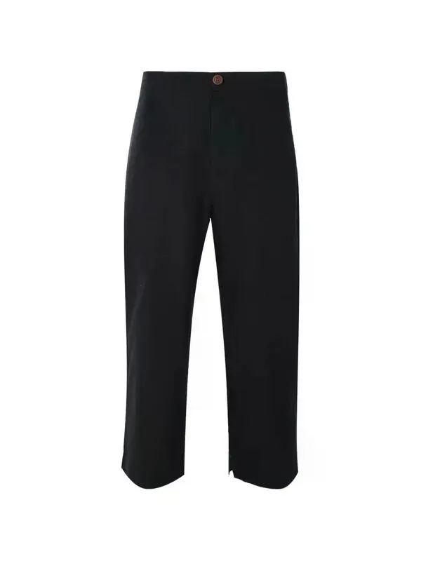 Marané Embroidered-pocket Trousers - Black
