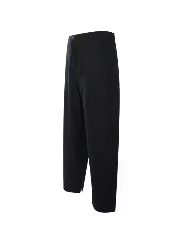 Marané Embroidered-pocket Trousers - Black