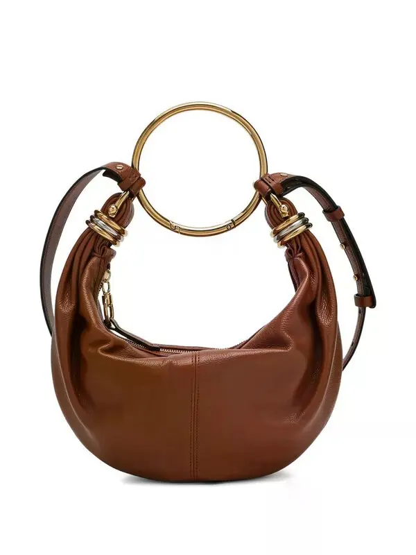 Chloé Small Leather Satchel With Bracelet Handle