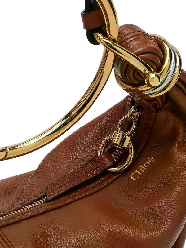 Chloé Small Leather Satchel With Bracelet Handle